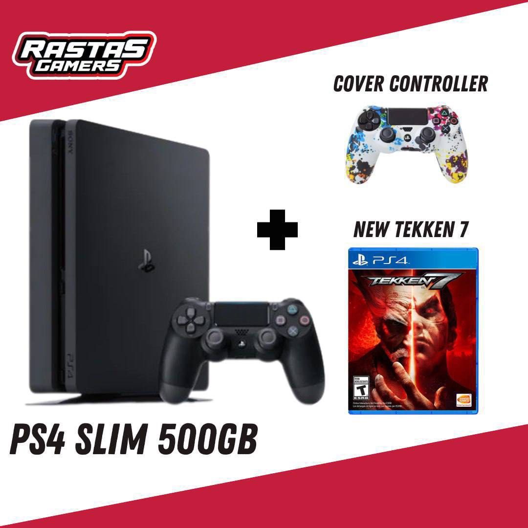 PS4 Slim 500GB combo set A, Video Gaming, Video Game Consoles, PlayStation on Carousell