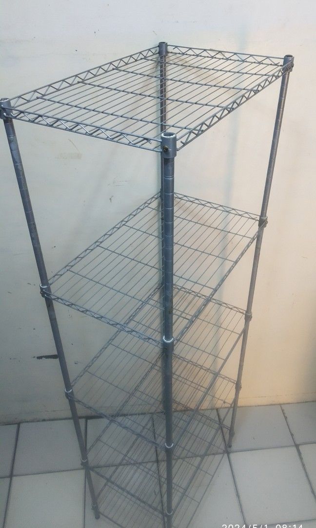 Rak Besi, 5 Susun, bisa bongkar pasang, Perabotan Rumah di Carousell