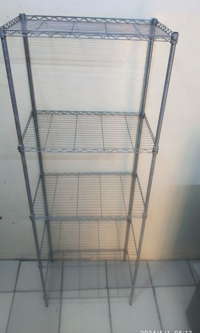 Rak Besi, 5 Susun, bisa bongkar pasang, Perabotan Rumah di Carousell