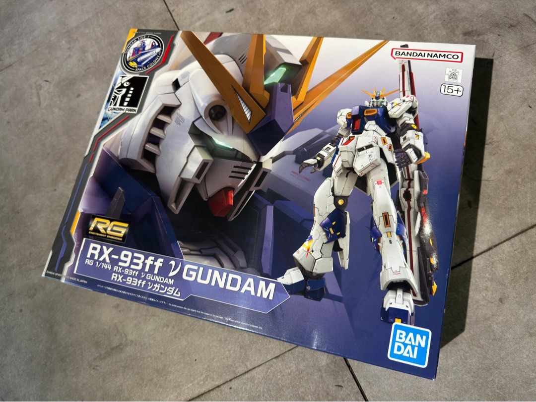 全新 日版 RG gundam 高達 模型 1/144 RX-93ff Nu GUNDAM, 興趣及遊戲, 玩具 & 遊戲類 - Carousell