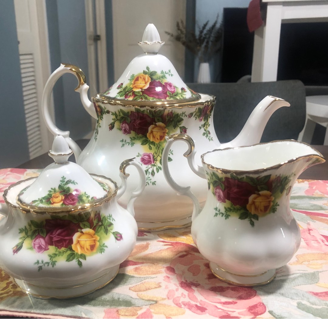 Royal Albert OCR 3pc Set, Furniture & Home Living, Kitchenware ...