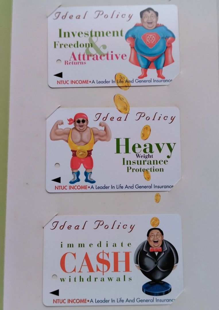 Set of 3 TransitLink Card NTUC Income, Everything Else on Carousell