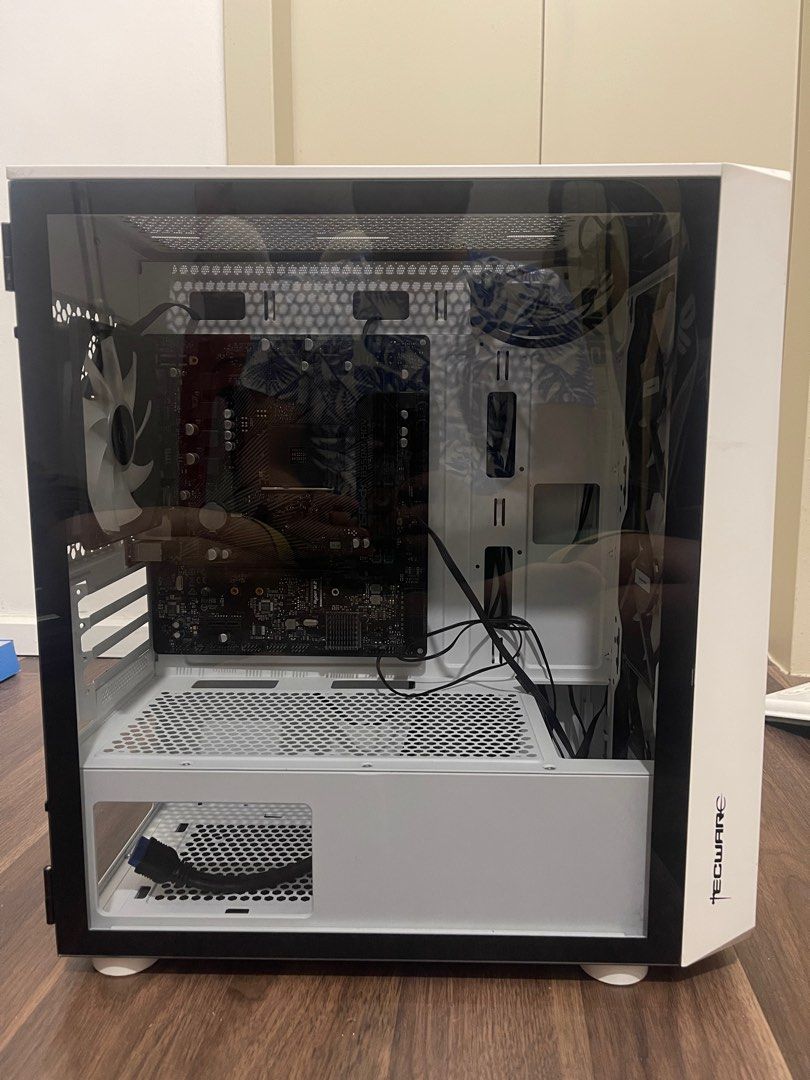 Tecware Forge M case with ASRock B550M-HDV Motherboard, Computers ...