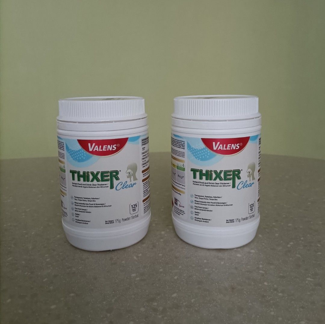 Thixer Clear drink thickener 175gm, Health & Nutrition, Health ...