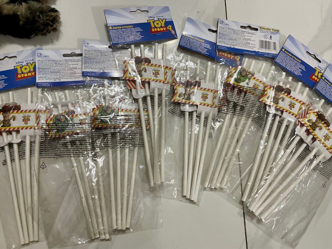 Toy story straws japan, Hobbies & Toys, Stationary & Craft, Occasions ...