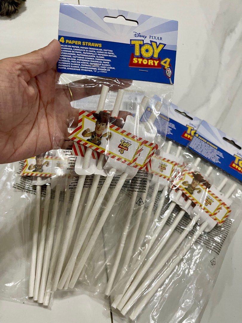 Toy story straws japan, Hobbies & Toys, Stationary & Craft, Occasions ...