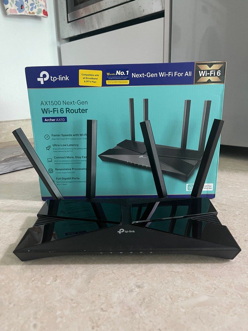 TP-Link Archer AX10 WiFi 6 Router, Computers & Tech, Parts ...