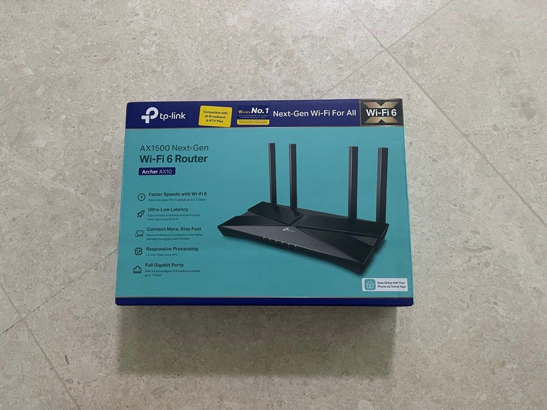 TP-Link Archer AX10 WiFi 6 Router, Computers & Tech, Parts ...