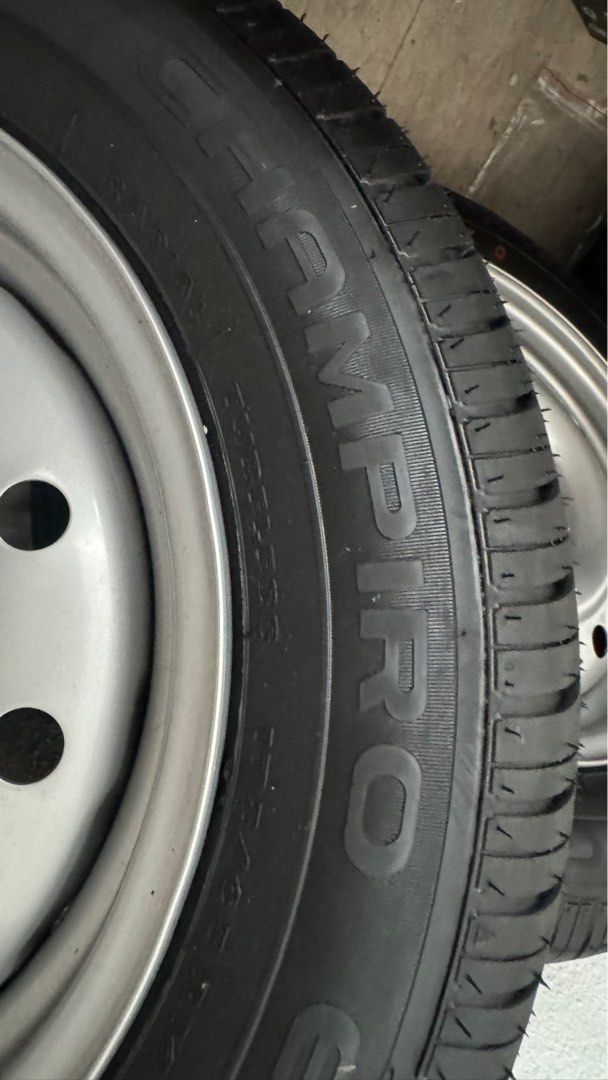 Tyre with standard 14 inch rim, Auto Accessories on Carousell