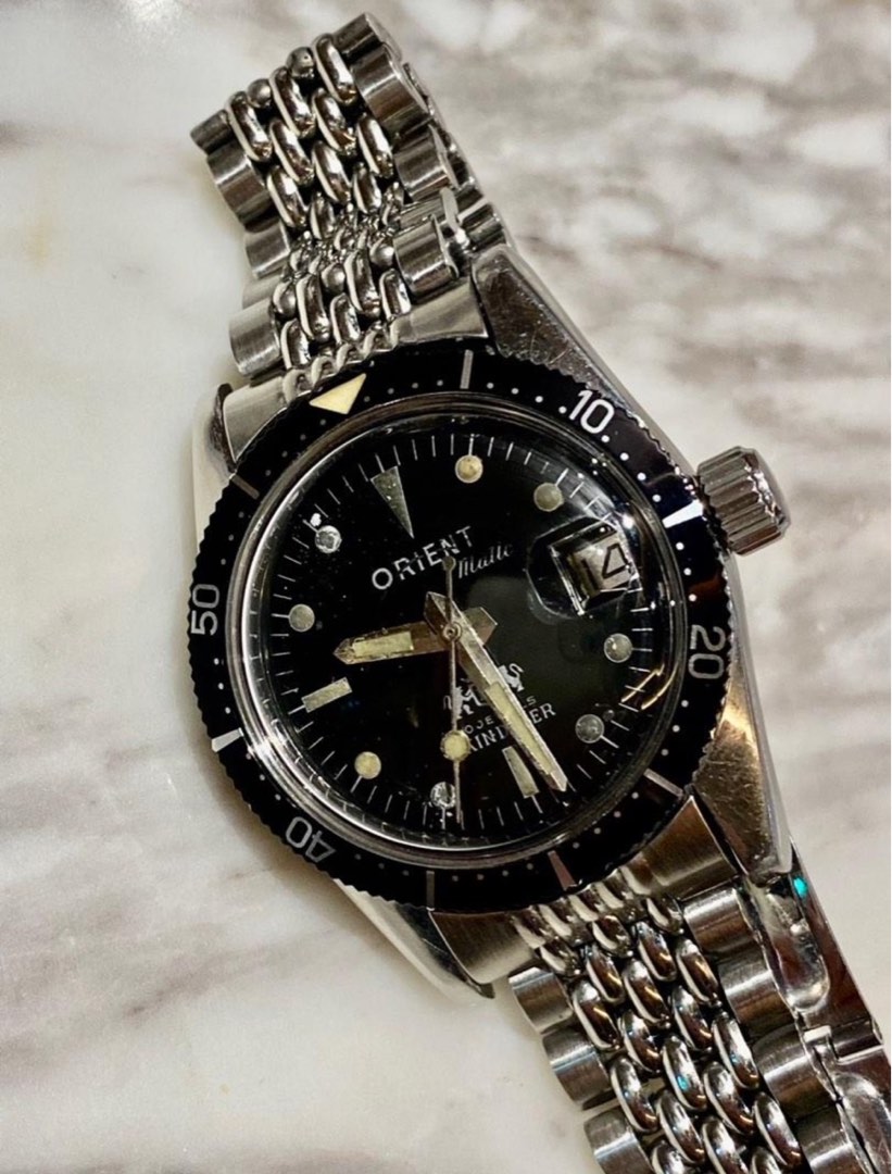 Vintage 1960s Orient Gilt dial skin diver, Men's Fashion, Watches ...