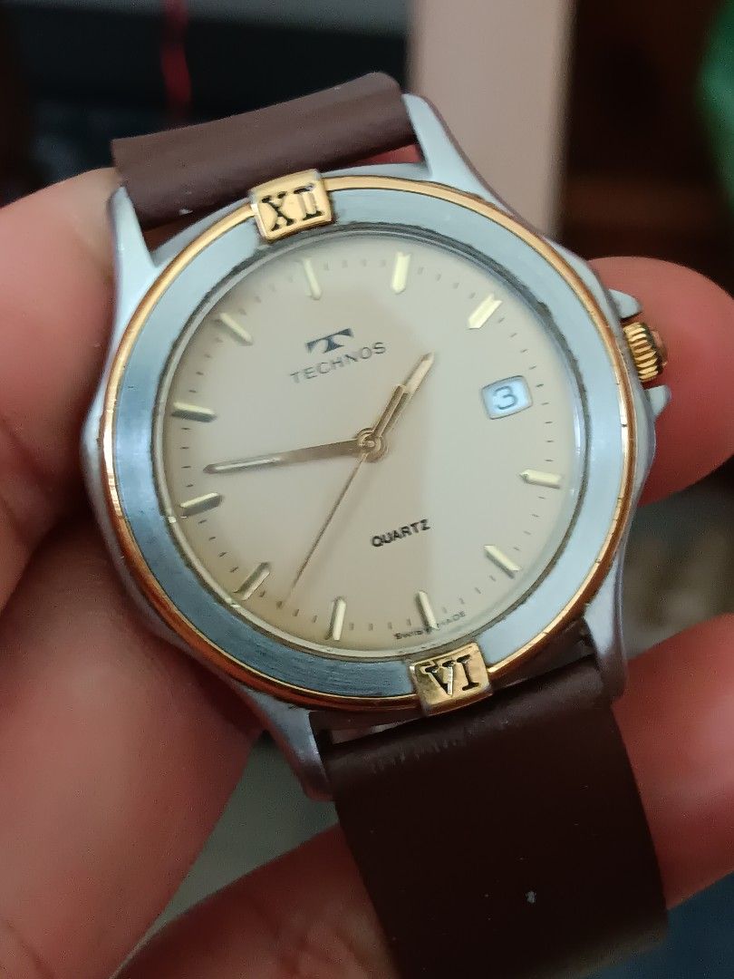 Vintage Technos gent dress watch, Men's Fashion, Watches & Accessories ...