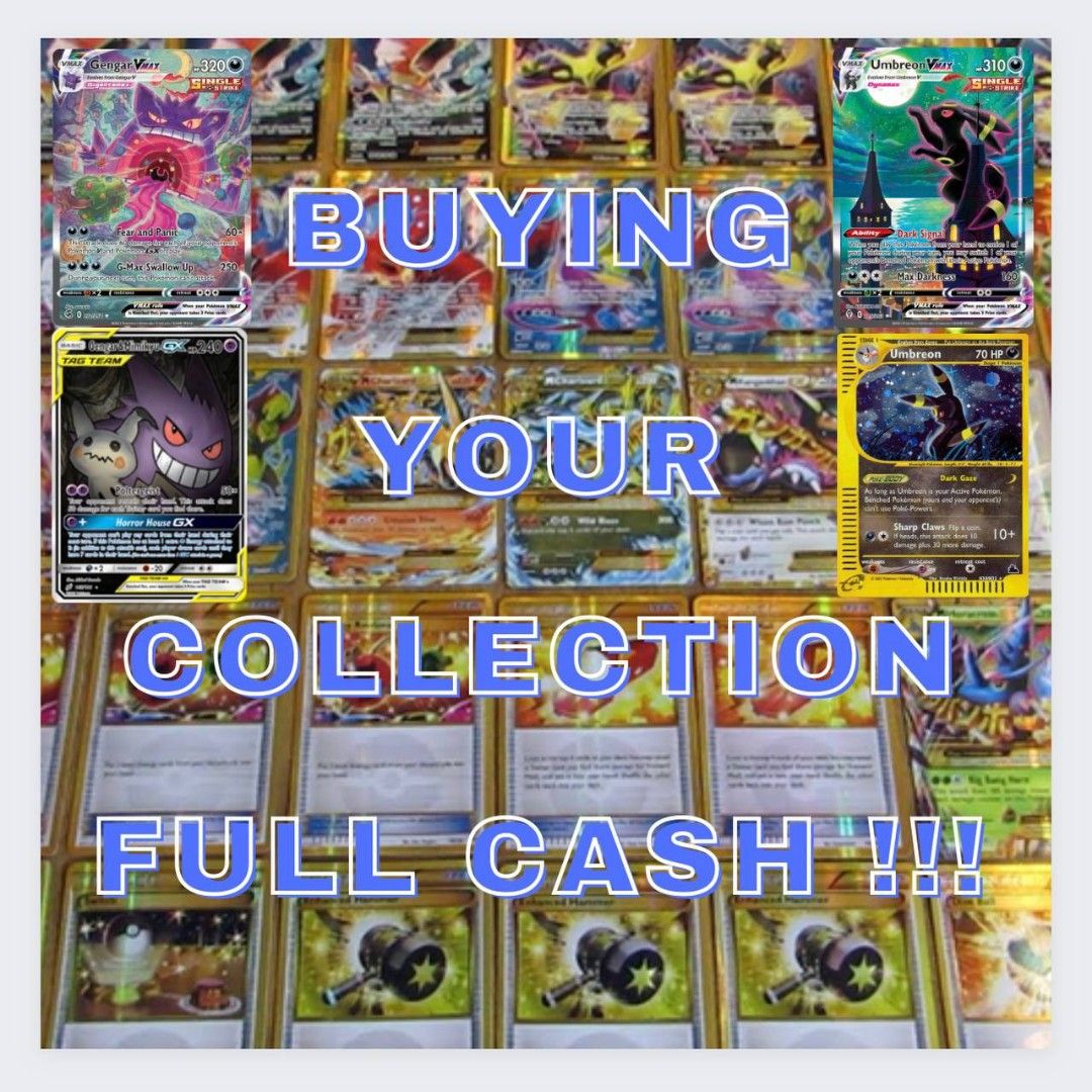 WTB your Pokemon Collection Raw Singles Slabs Sealed Products ...