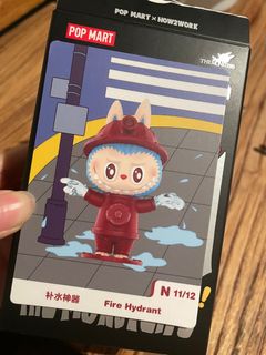 Labubu THE MONSTERS Almost Hidden- Fire Hydrant, Hobbies & Toys, Toys ...