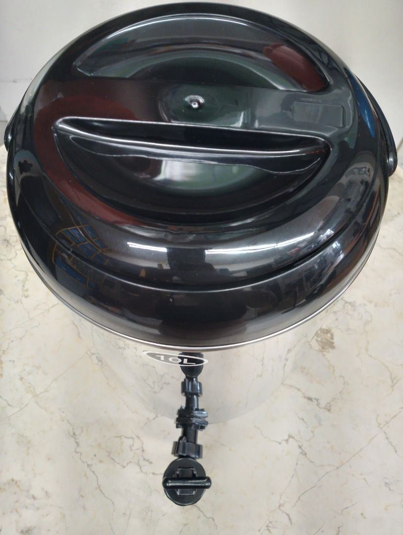 10 LITERS Milk Tea Barrel Thermos Bucket Stainless Steel Water Jug ...