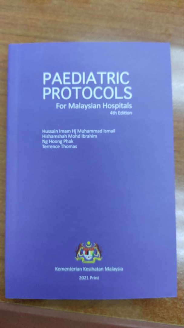2 Buku Paediatric Protocol Latest Edition 2021, Hobbies & Toys, Books ...
