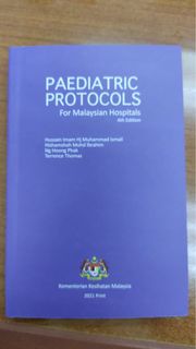 Paediatric protocol for Malaysian Hospital, Hobbies & Toys, Books ...