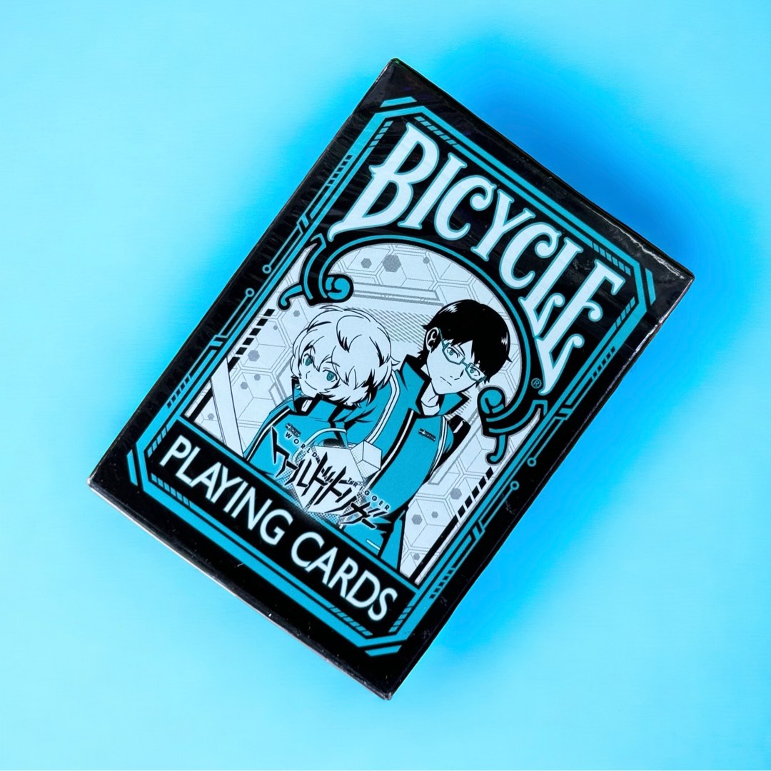 全新原裝正版 絕版日版 Bicycle 境界觸發者 World Trigger ワールドトリガー 金貓貼紙 另有Kamen Rider 進擊的巨人 playing Card 卡牌啤牌 ...