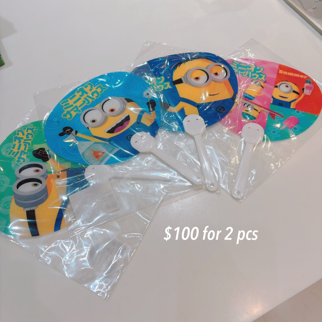 日本製 Minions Fan / 小小兵 扇 / Universal Studios Limited / 日本環球影城限定版 / 小兵團 ...