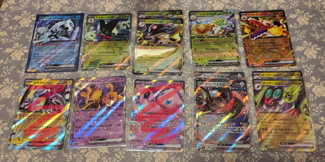日版 PTCG EX咭 sv4a 閃色寶藏, 興趣及遊戲, 玩具 & 遊戲類 - Carousell