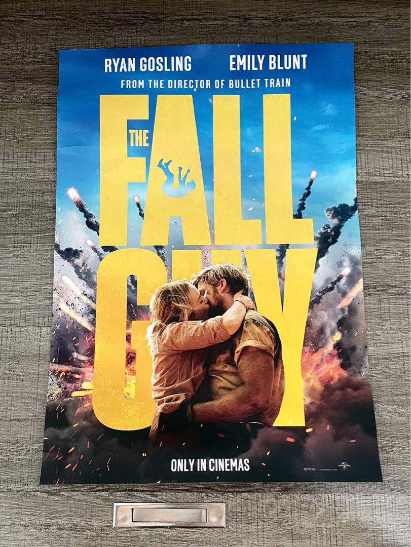 特技狂人 The Fall Guy 電影紀念珍藏 MX4D movie poster 戲院限定 限量A3 電影海報 (100% ...