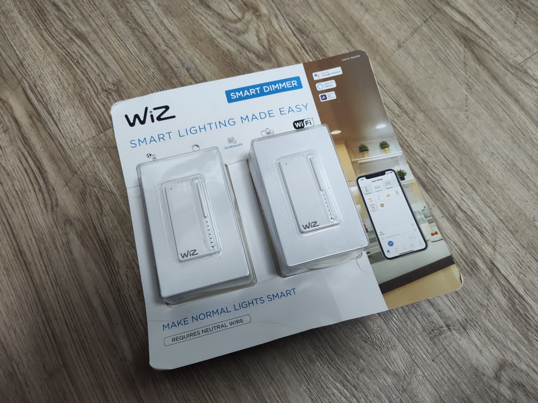 全新 WiZ 智慧調光器開關2件組, 電視及其他電器 , 其他家庭電器在旋轉拍賣