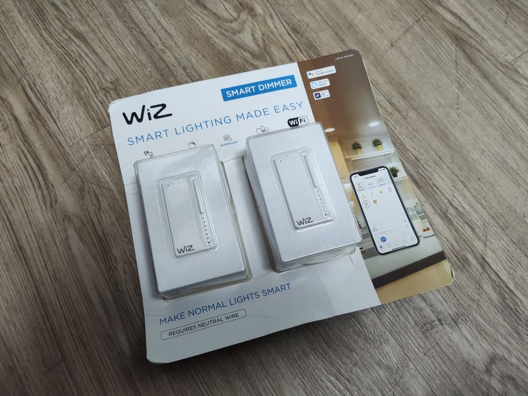 全新 WiZ 智慧調光器開關2件組, 電視及其他電器 , 其他家庭電器在旋轉拍賣