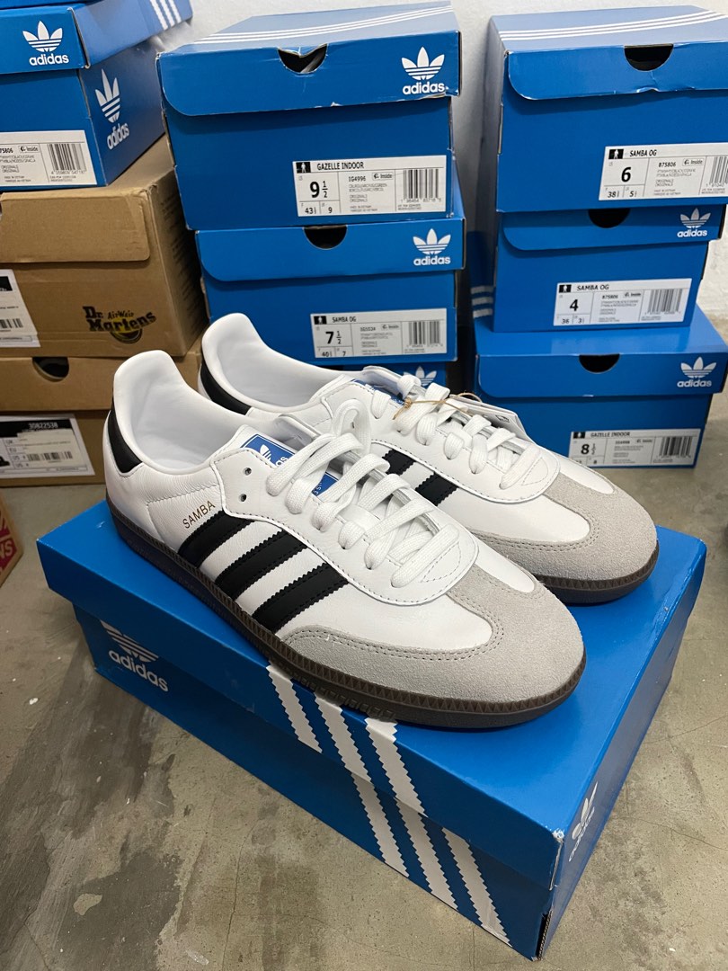 adidas Originals Samba OG White, Men's Fashion, Footwear, Sneakers on ...