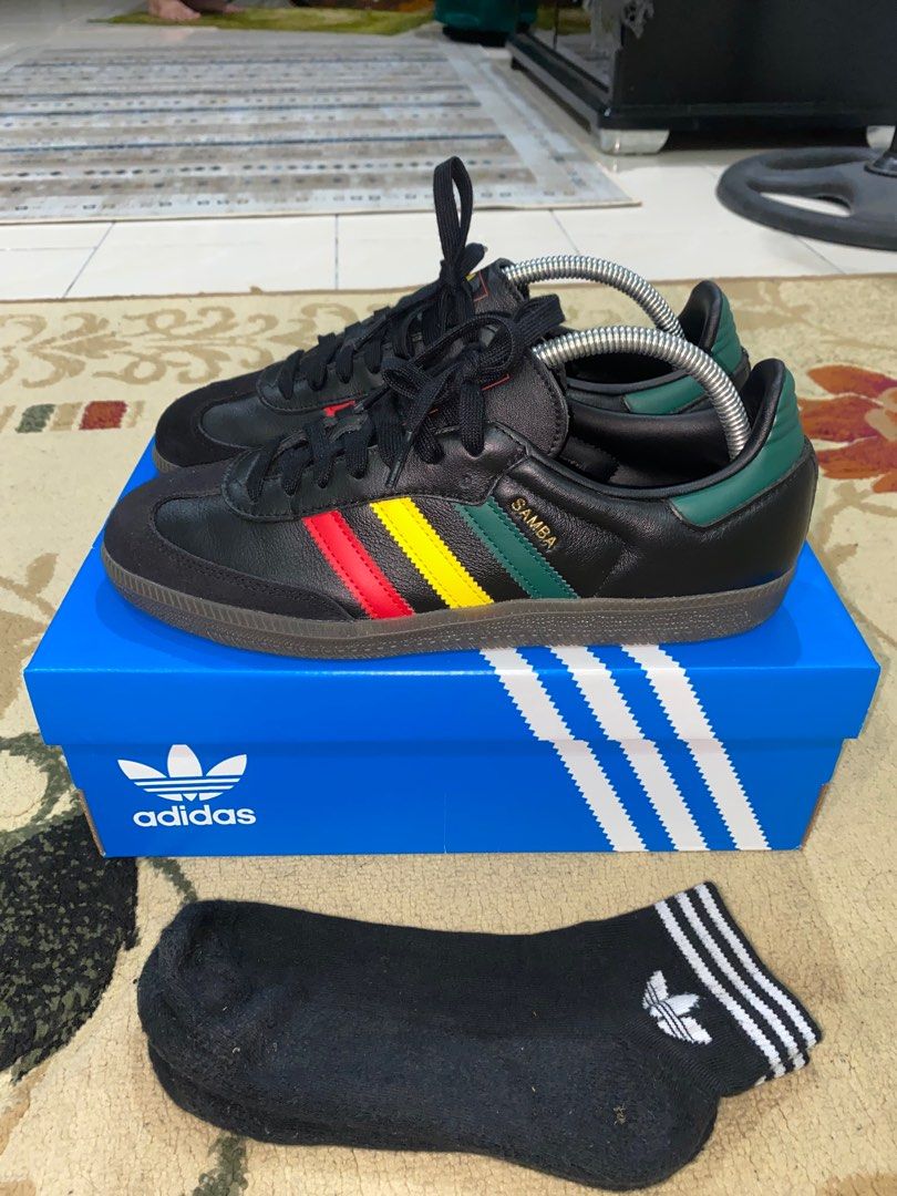 Adidas Samba rasta, Men's Fashion, Footwear, Sneakers on Carousell