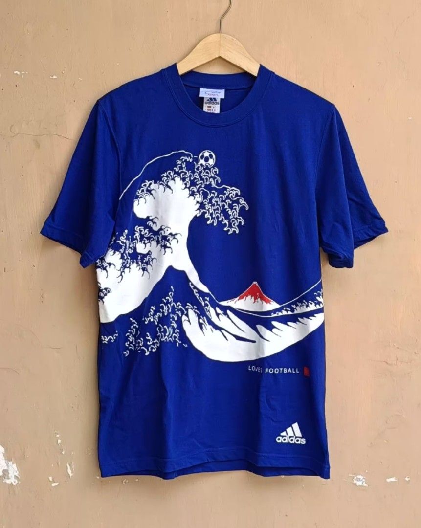 Adidas x kirin vintage 1996 japan loves football, Fesyen Pria, Pakaian ...
