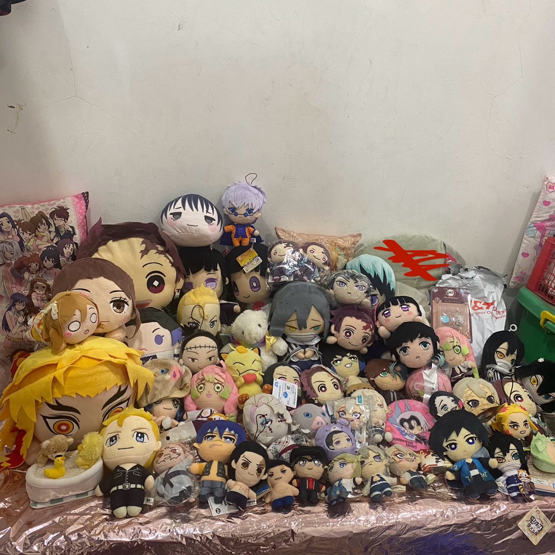 ANIME PLUSHIES TAKE ALL, Hobbies & Toys, Toys & Games on Carousell