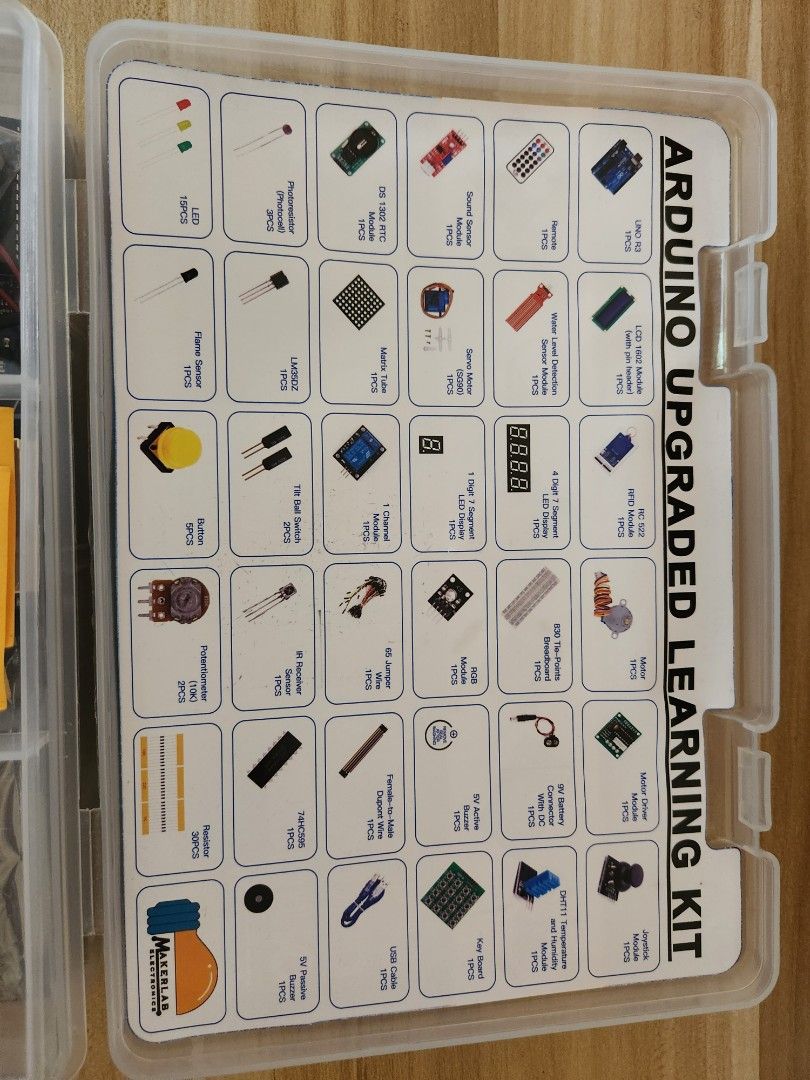 Arduino Upgraded Learning Kit, Computers & Tech, Parts & Accessories ...