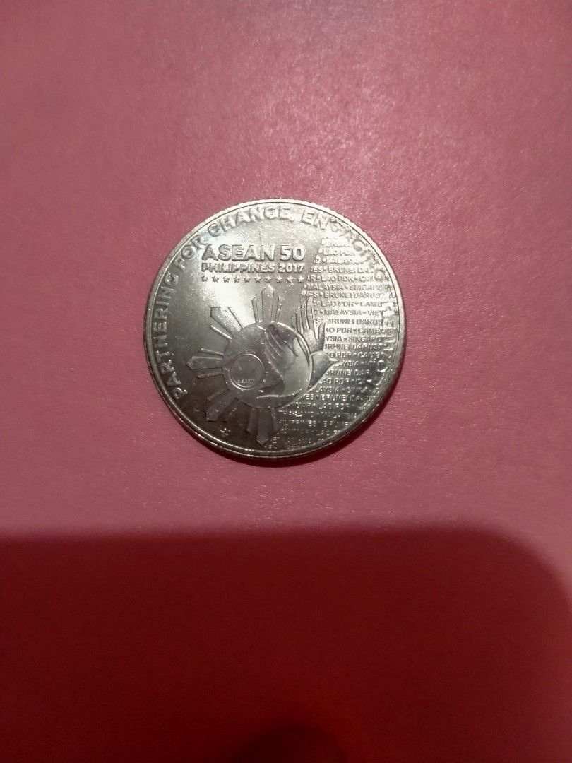 Asean 50 1 Piso Commemorative Coin Philippines 2017 Republika ng ...