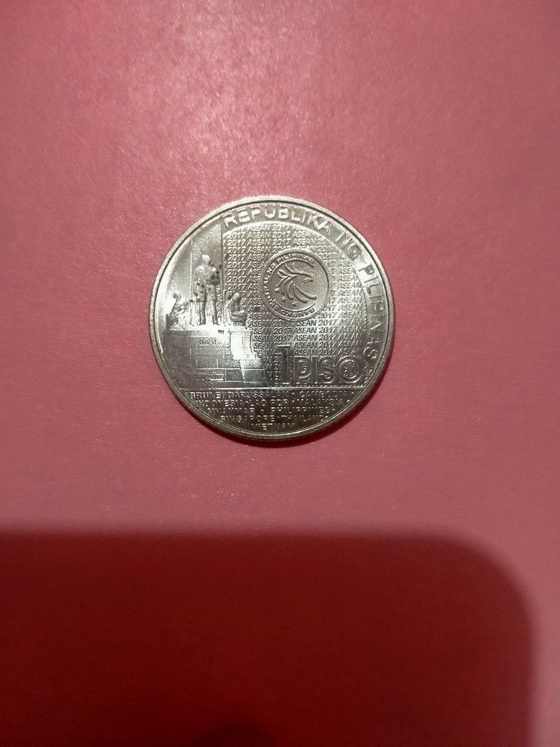Asean 50 1 Piso Commemorative Coin Philippines 2017 Republika ng ...