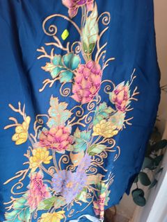 Batik Lukis Kelantan Premium, Women's Fashion, Muslimah Fashion, Baju ...