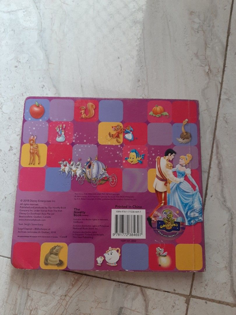 Boardbook disney princess first words, Buku & Alat Tulis, Buku Anak ...