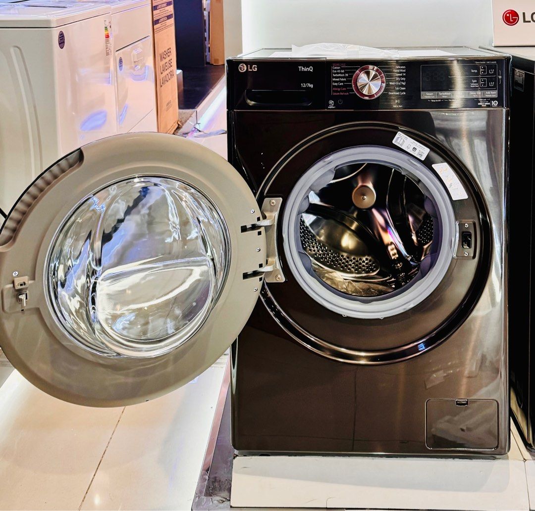 Brand New LG FV1412H2BA 12/7kg Front Load Inverter Washer & Dryer Combo ...