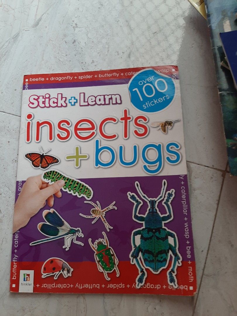 Buku insects bugs, Buku & Alat Tulis, Buku Anak-Anak di Carousell