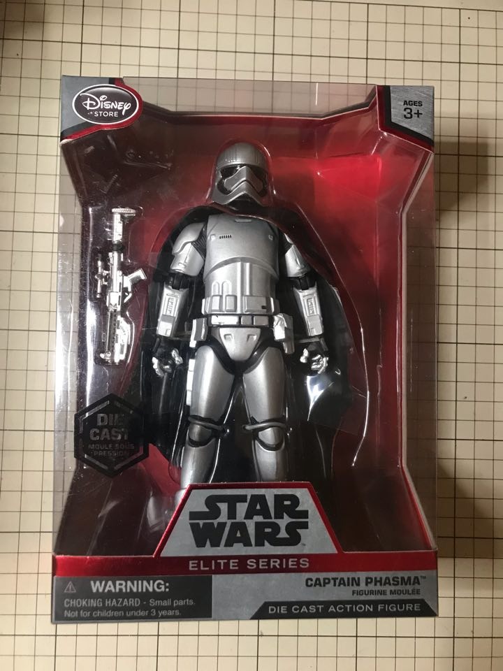 Captain Phasma Star Wars Disney Store Exclusive Die Cast Action Figure ...