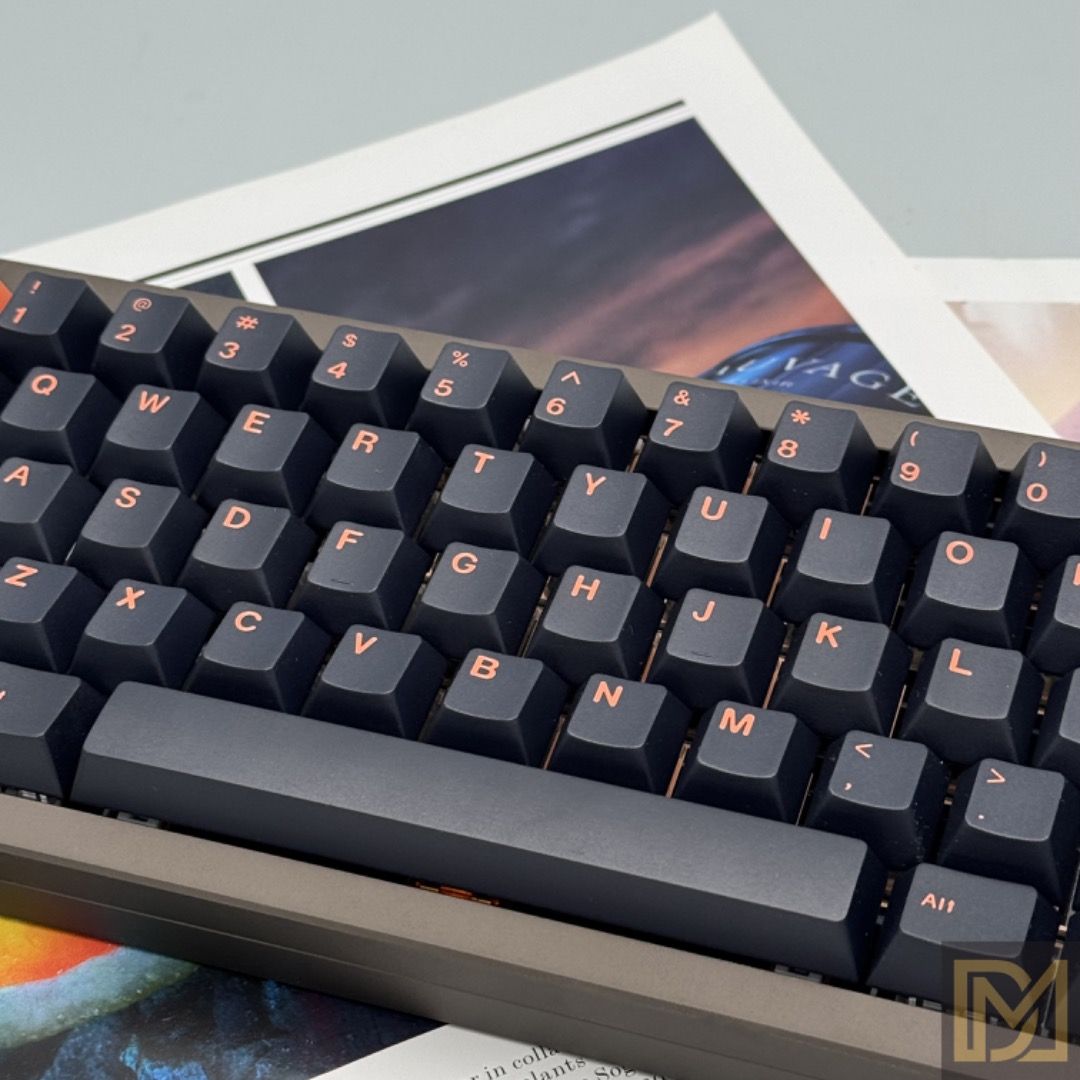 Carbon Keycap Dark PBT Dye Sub Cherry Keycaps 130pcs Fit All Layout ...