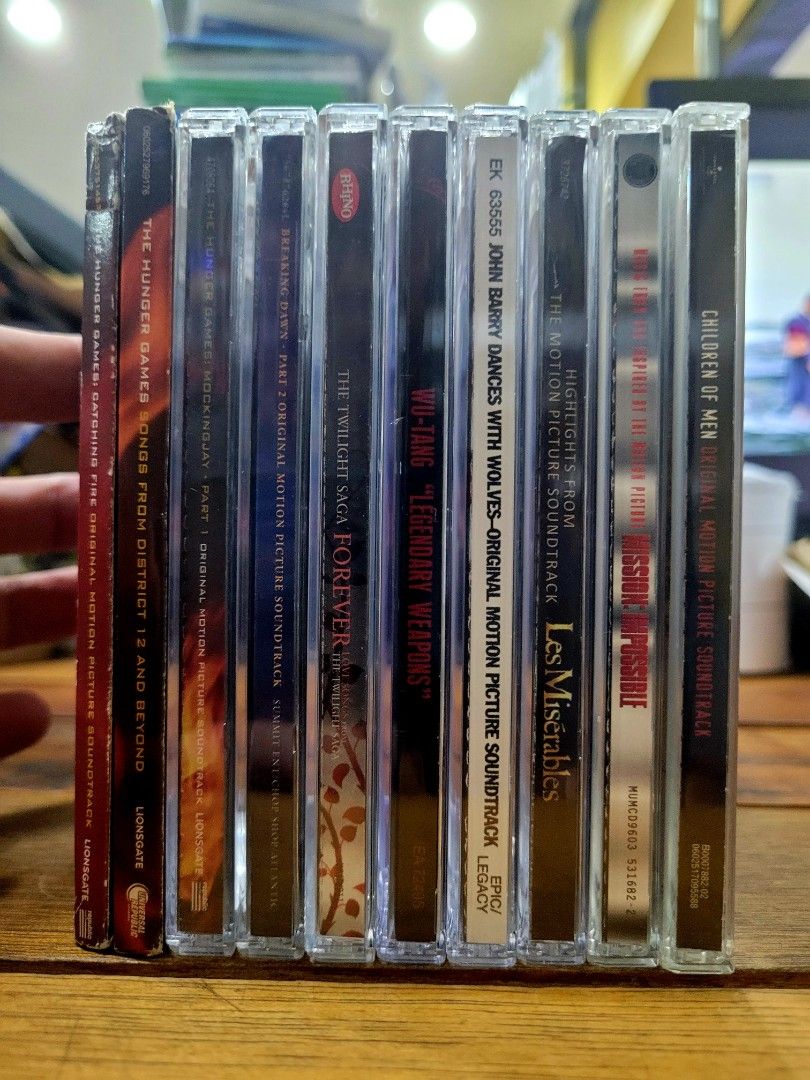 CD, Movie Soundtrack & OST, (Hunger Games, Twilight Saga, Children for ...