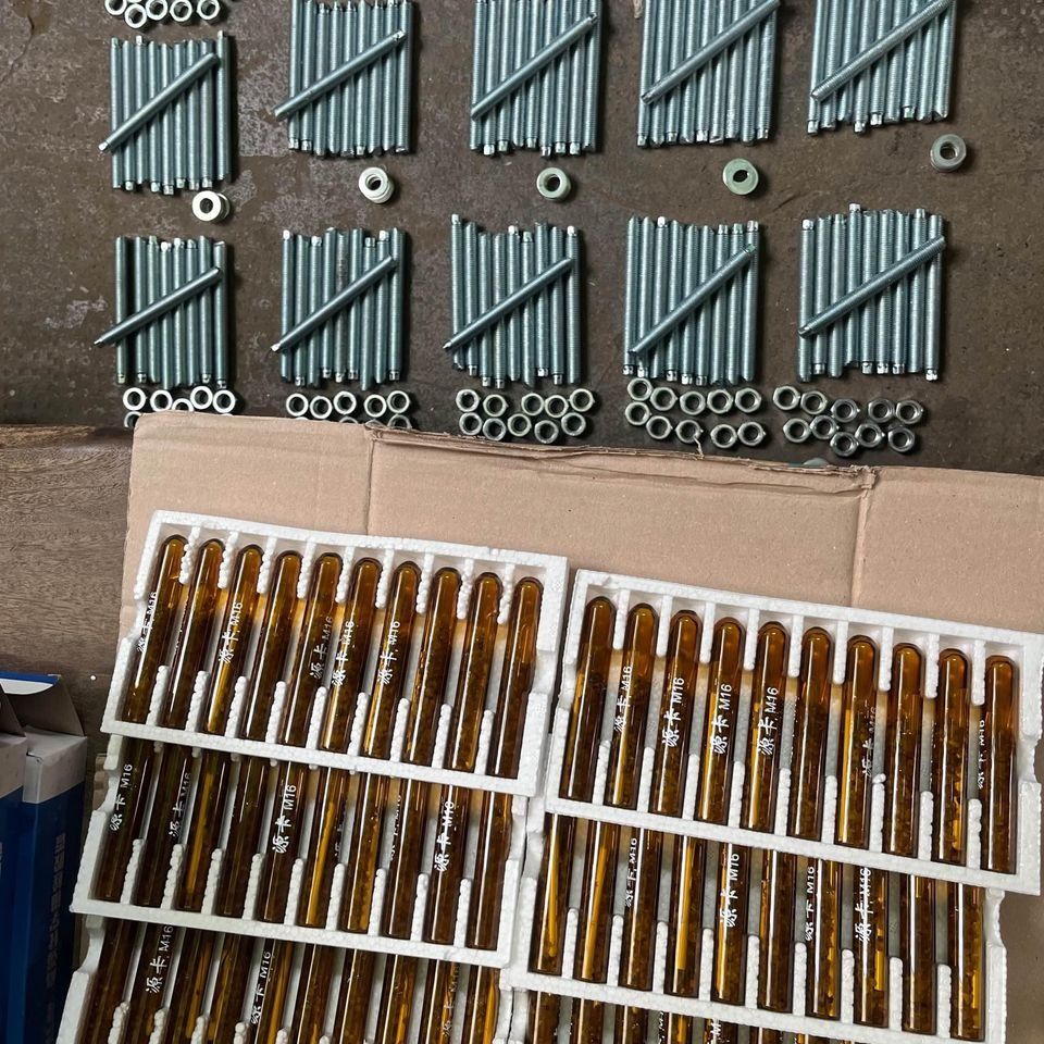 Chemical Anchor Bolt Chemical Epoxy Adhesive M10 M12 M16 M20 M24 ALL ...