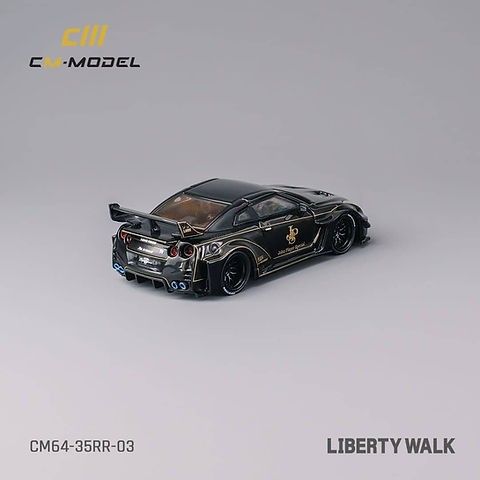 CM MODEL Nissan GT-R (R35) LBWK Super Silhouette 35GT-RR 3.0 JPS Livery ...