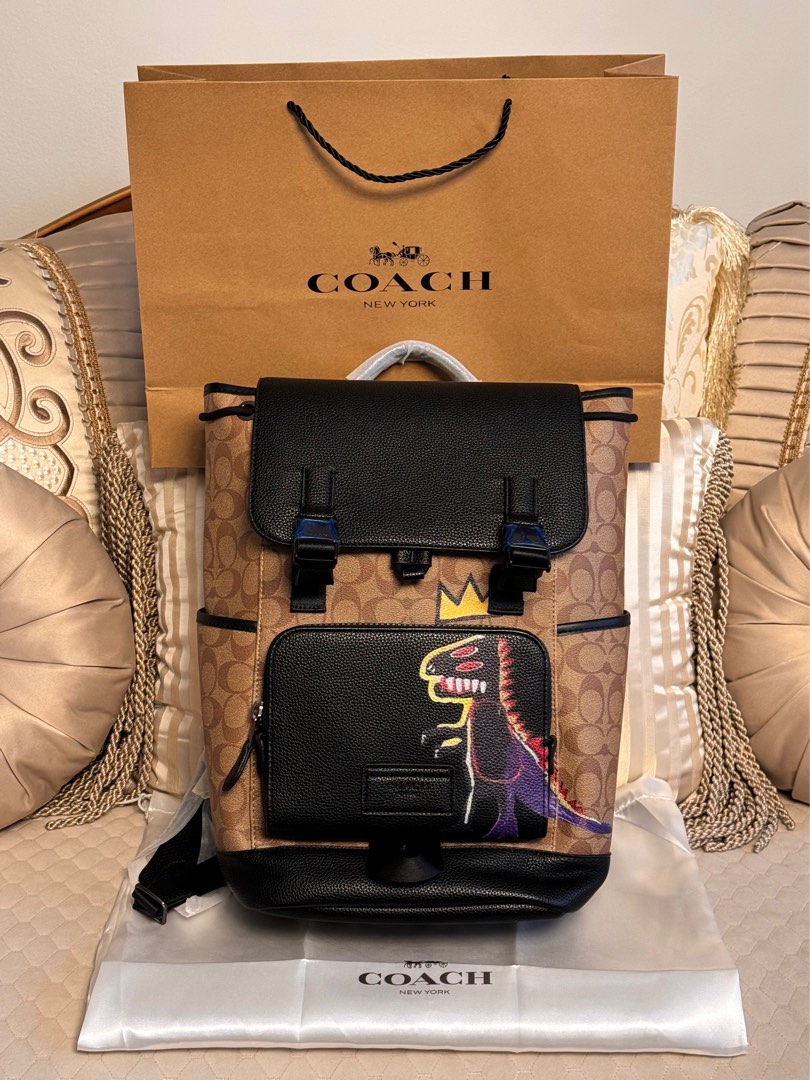 Coach X Jean Michel Basquiat Backpack, Luxury, Bags & Wallets on Carousell