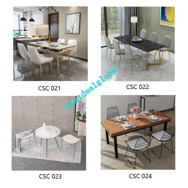 CSC 021 022 023 024 Dining Chairs, Outdoor Chairs , Coffee Table Chair combine, Furniture & Home ...