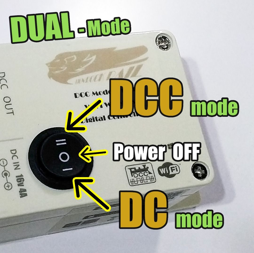 DCC & DC & turnout control decoder 火車 鐵道 模型 wifi 數碼 控制器 內置 波口(道岔) 解碼器 ...