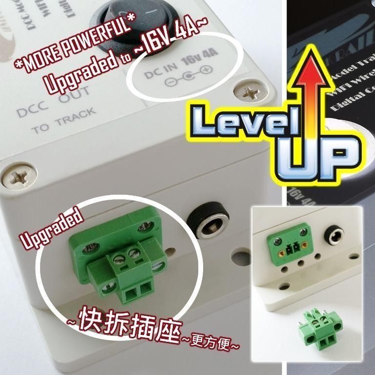 DCC & DC & turnout control decoder 火車 鐵道 模型 wifi 數碼 控制器 內置 波口(道岔) 解碼器 ...