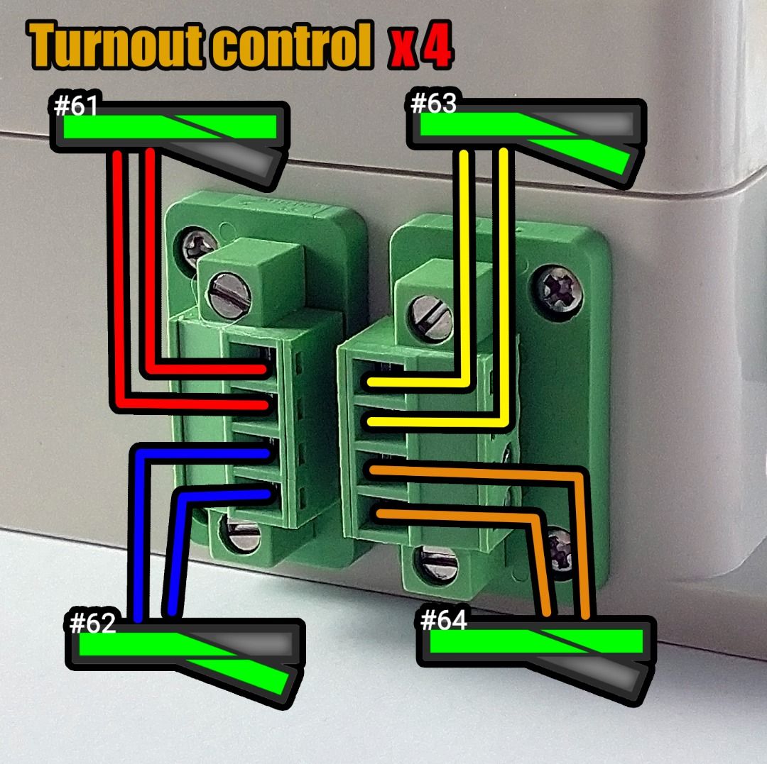 DCC & DC & turnout control decoder 火車 鐵道 模型 wifi 數碼 控制器 內置 波口(道岔) 解碼器 ...
