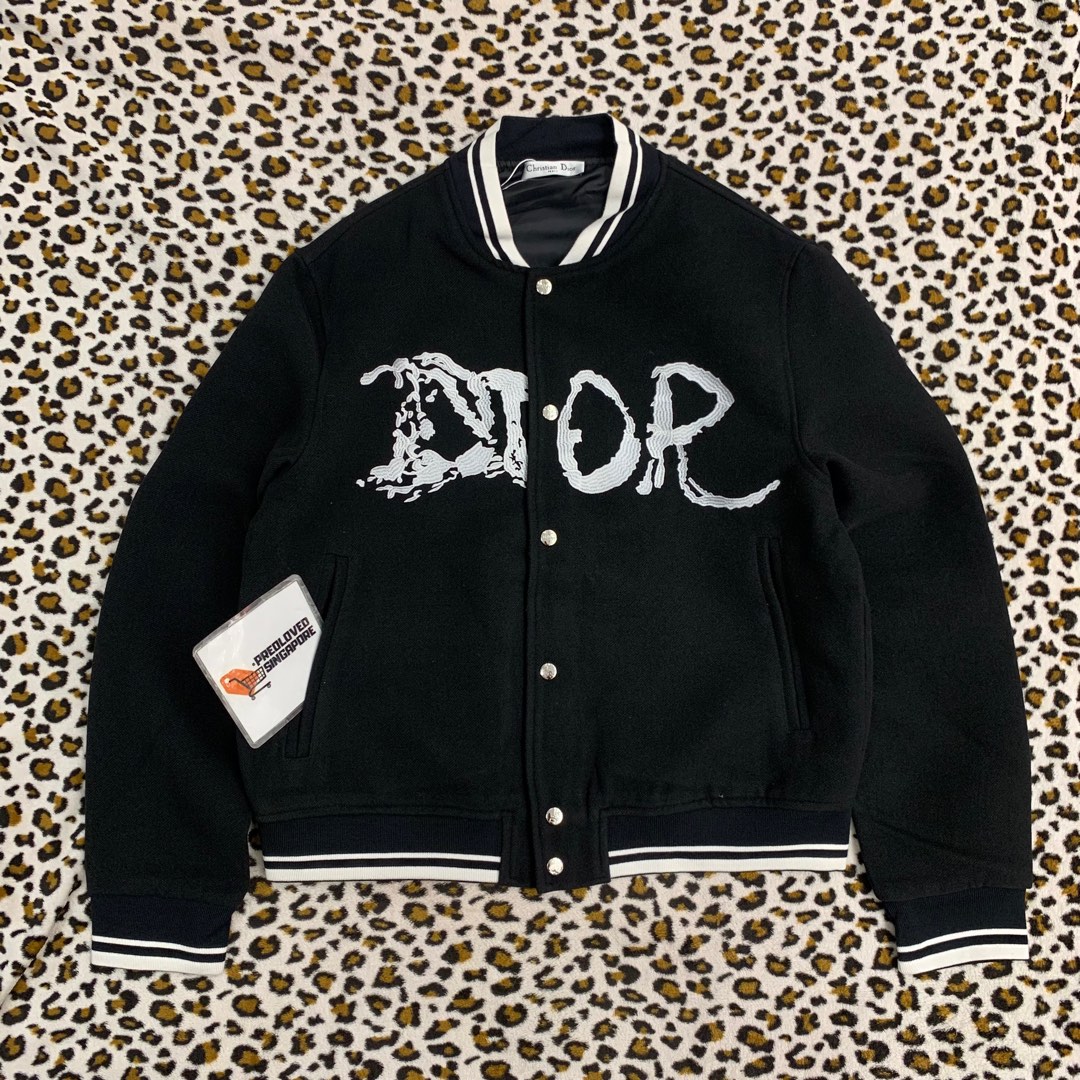 Dior Varsity Jacket, Barang Mewah, Pakaian di Carousell