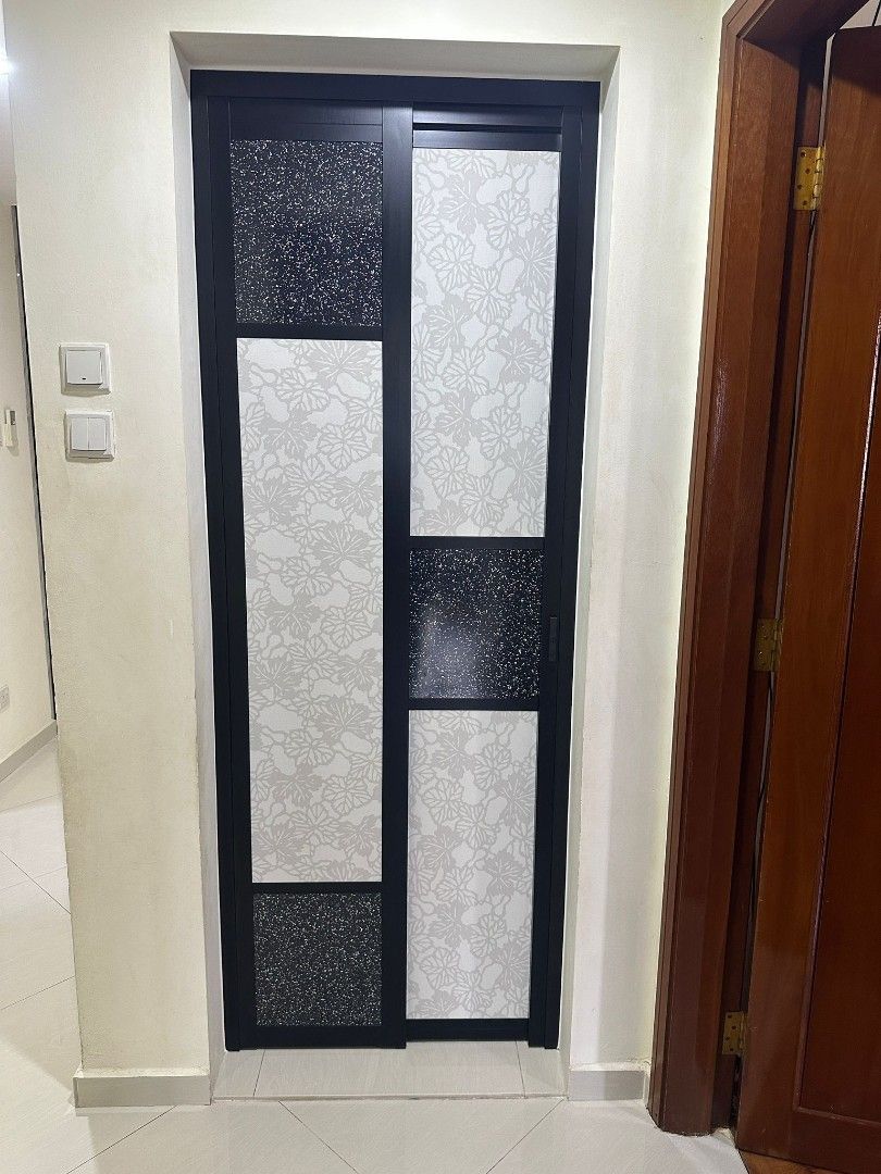 Slidde and swing door/ toilet Door / Laminated Gate, HDB Gate, Bto Gate ...