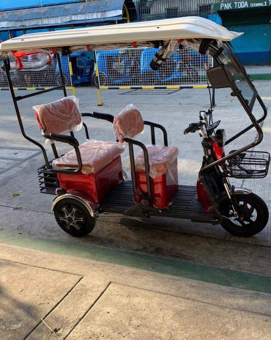 ebike 3 wheels red promo sale, Sports Equipment, Bicycles & Parts ...